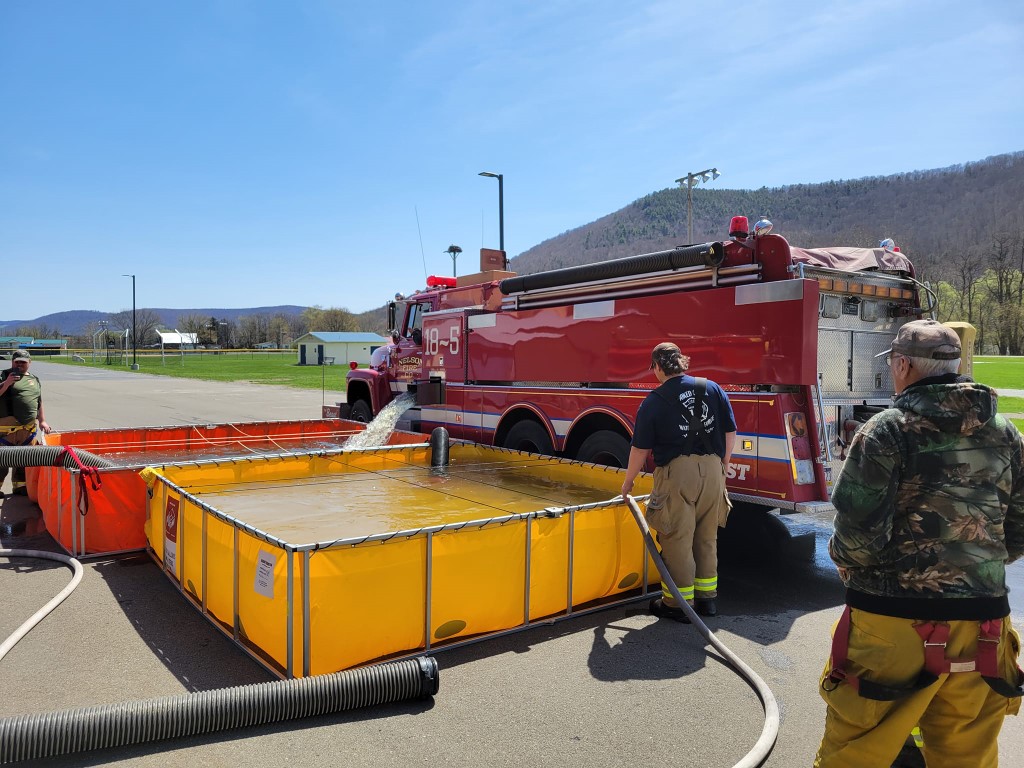 Photos: Rural Fireground Water Movement - CRARY HOSE COMPANY