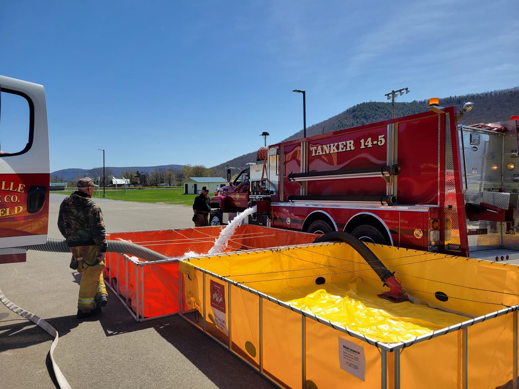 Photos: Rural Fireground Water Movement - CRARY HOSE COMPANY
