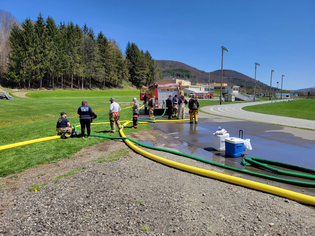 Photos: Rural Fireground Water Movement - CRARY HOSE COMPANY